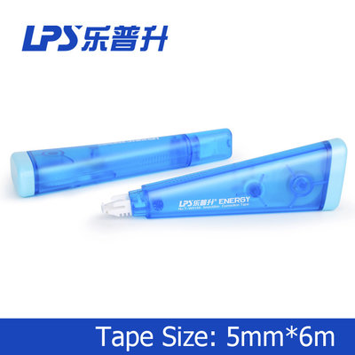 China Special Shape Blue Correction Tape Pen Cute Correction Roller Good Quality supplier
